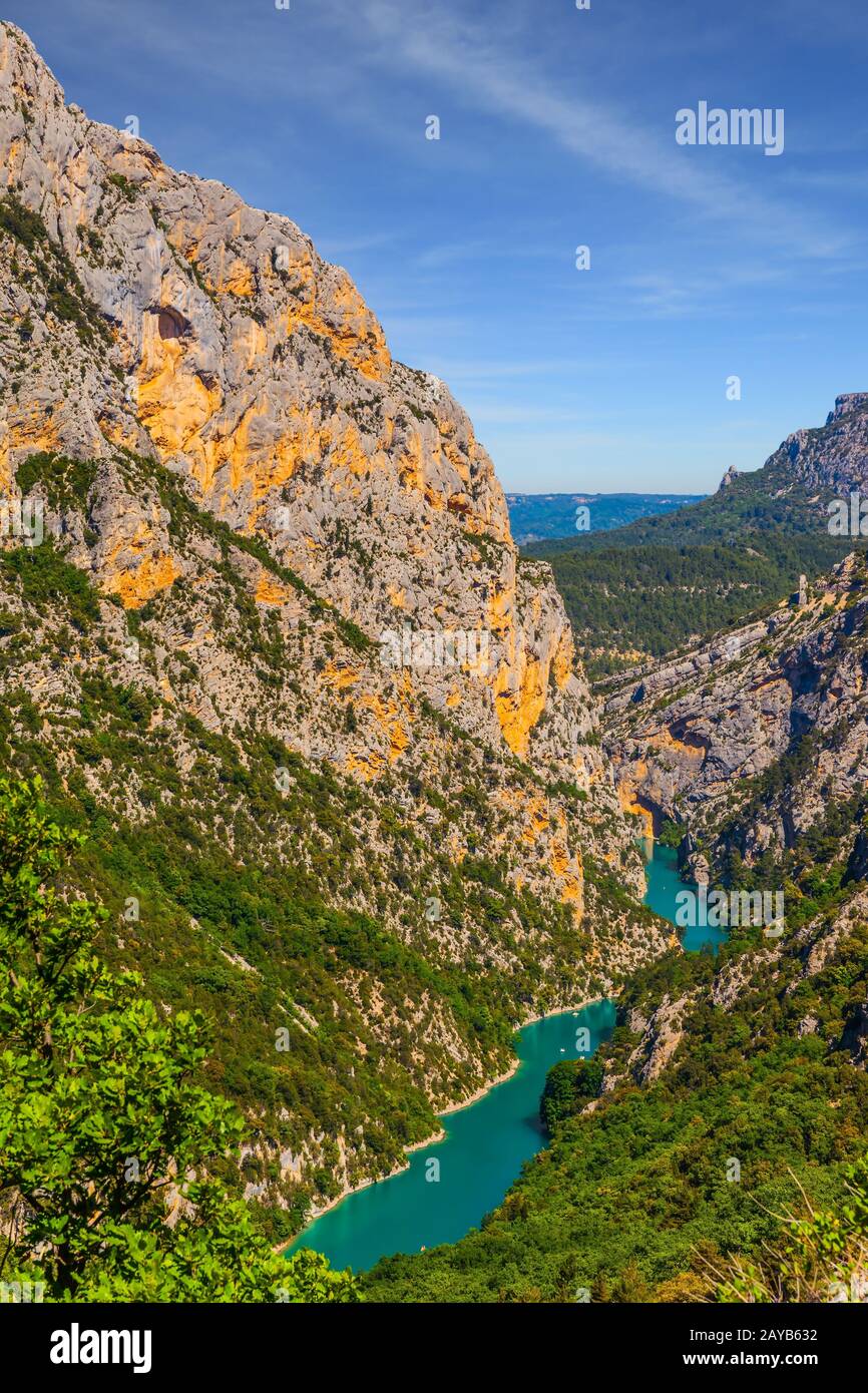 The dangerous steep slopes of the canyon Stock Photo - Alamy
