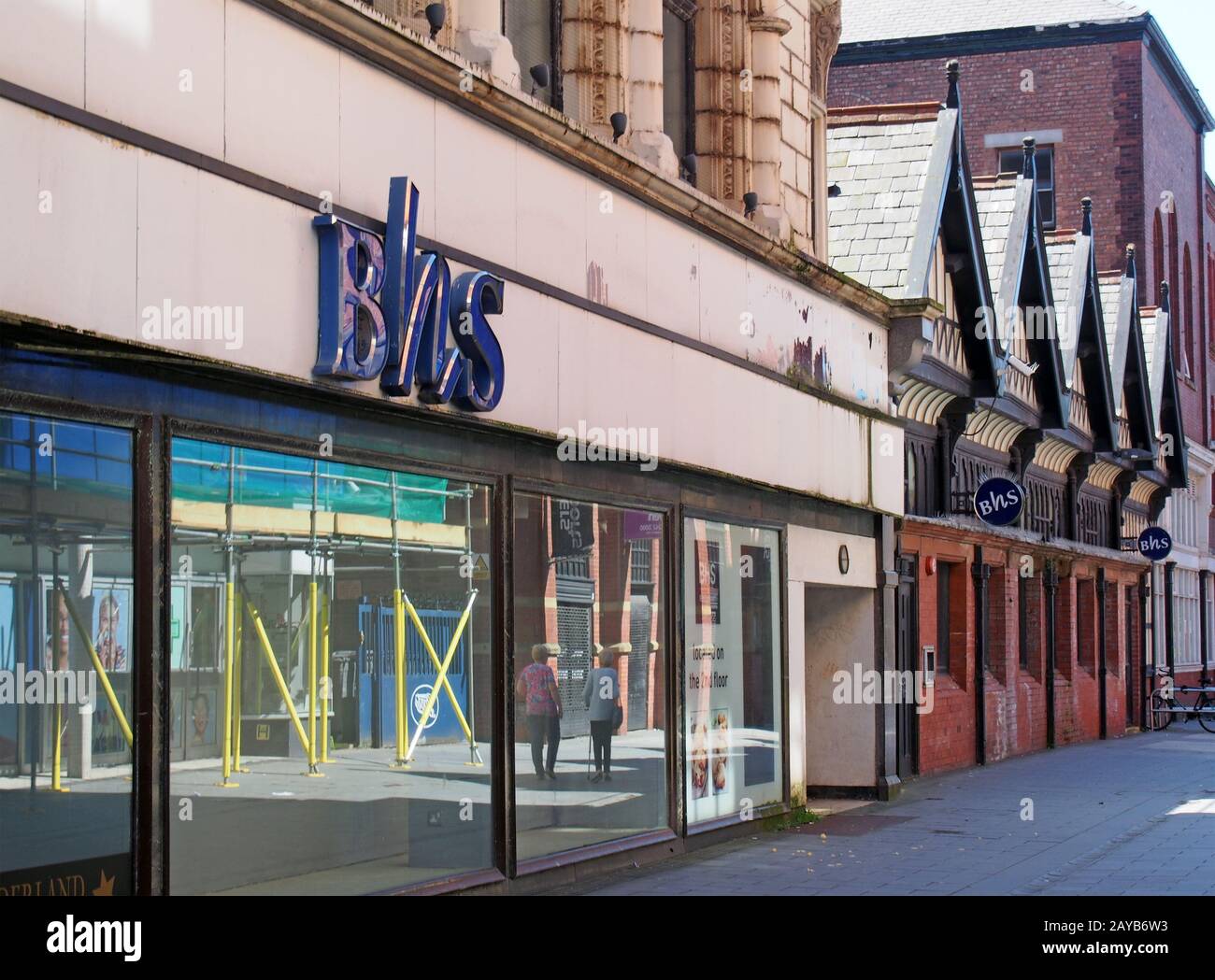 a closed british home stores shop in chapel street southport empty ...