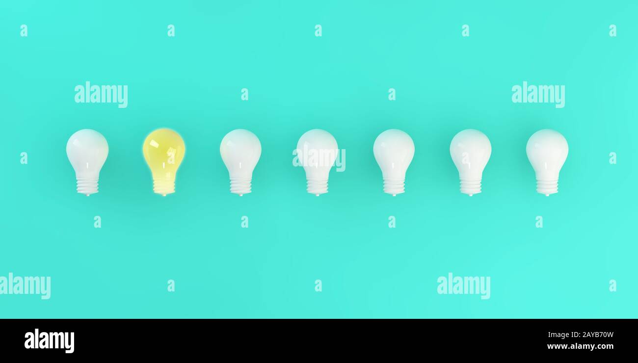 Special Unique Light Bulb Stock Photo - Alamy