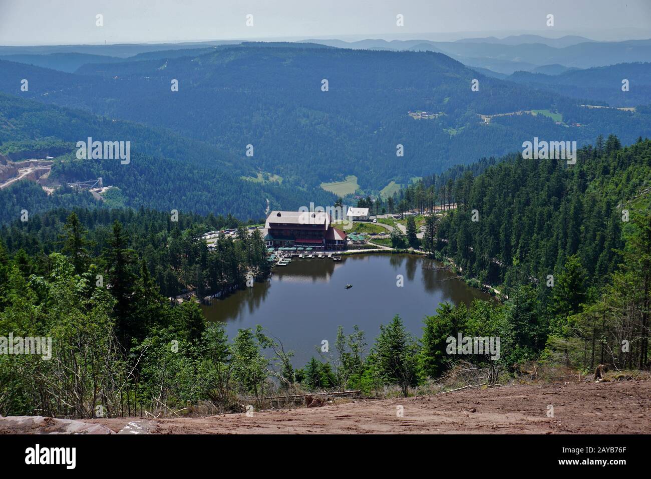 Mummelsee in the Black Forest, germany Stock Photo - Alamy