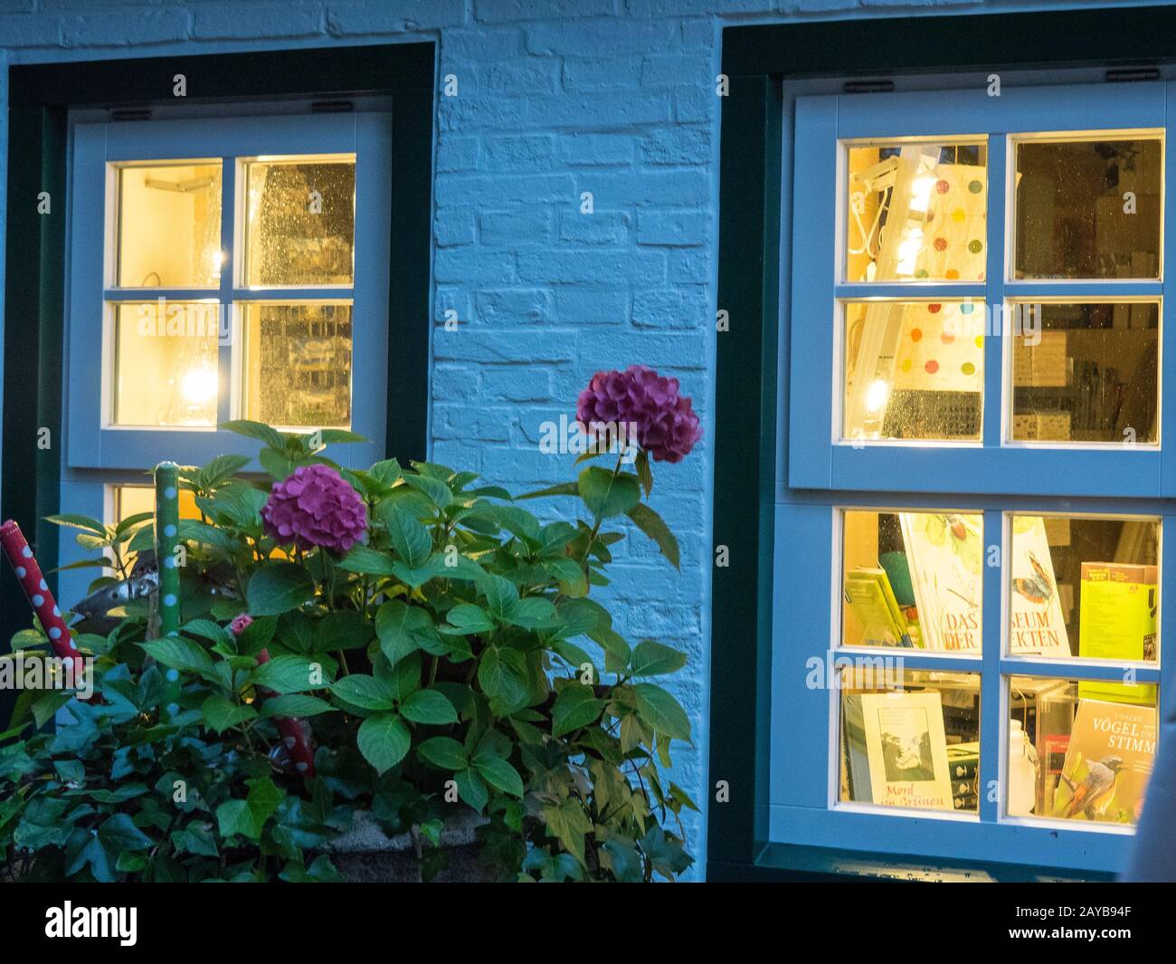 window at night Stock Photo - Alamy