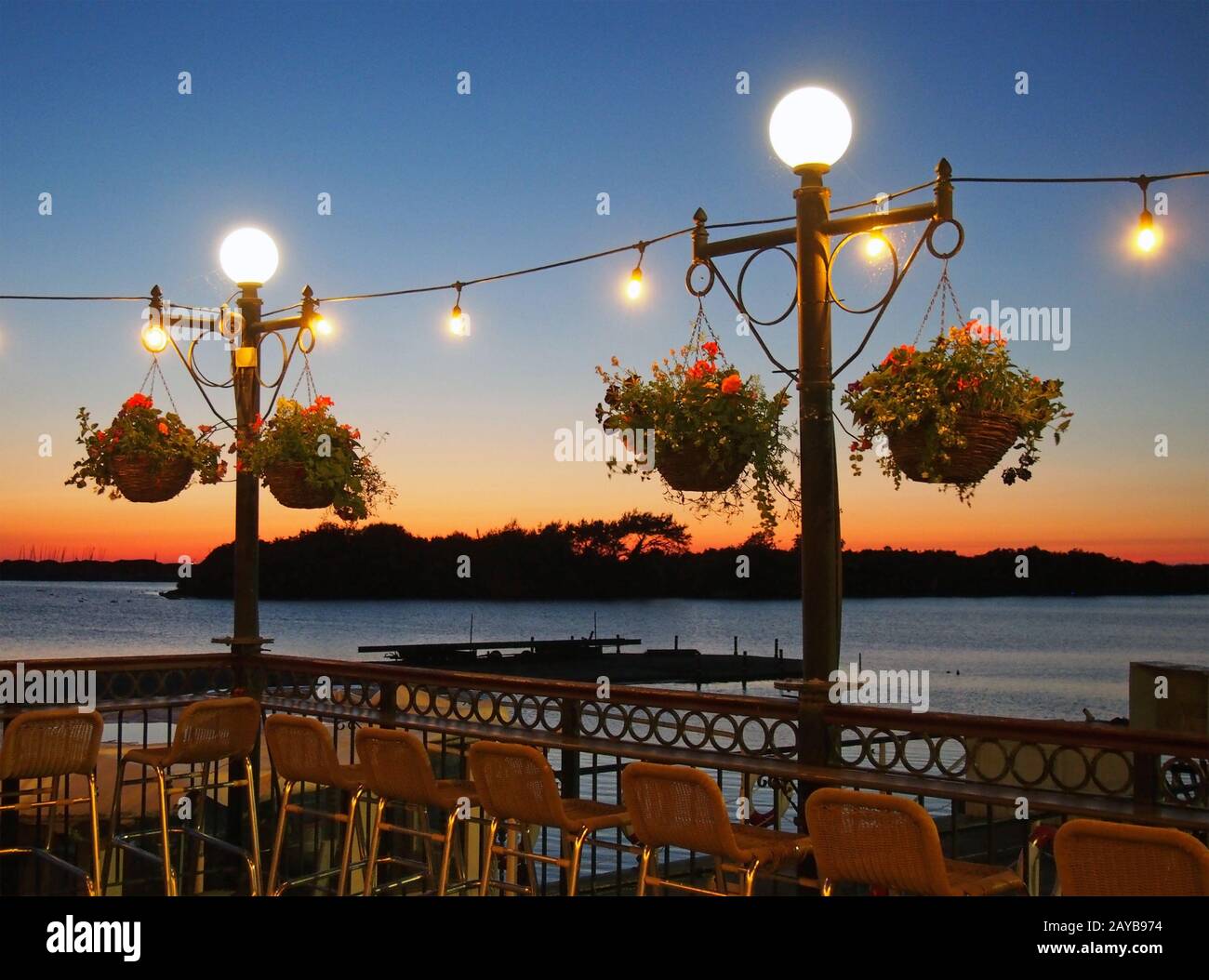 Lights jetty hi-res stock photography and images - Alamy
