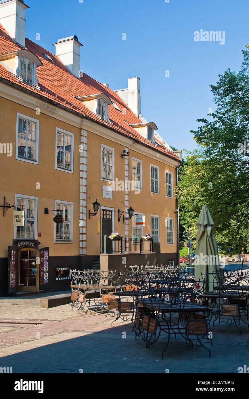 Riga cafe life hi-res stock photography and images - Alamy