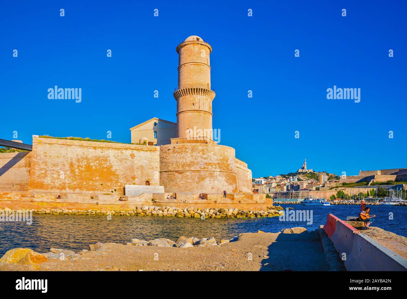 Scenic old seaport Stock Photo - Alamy