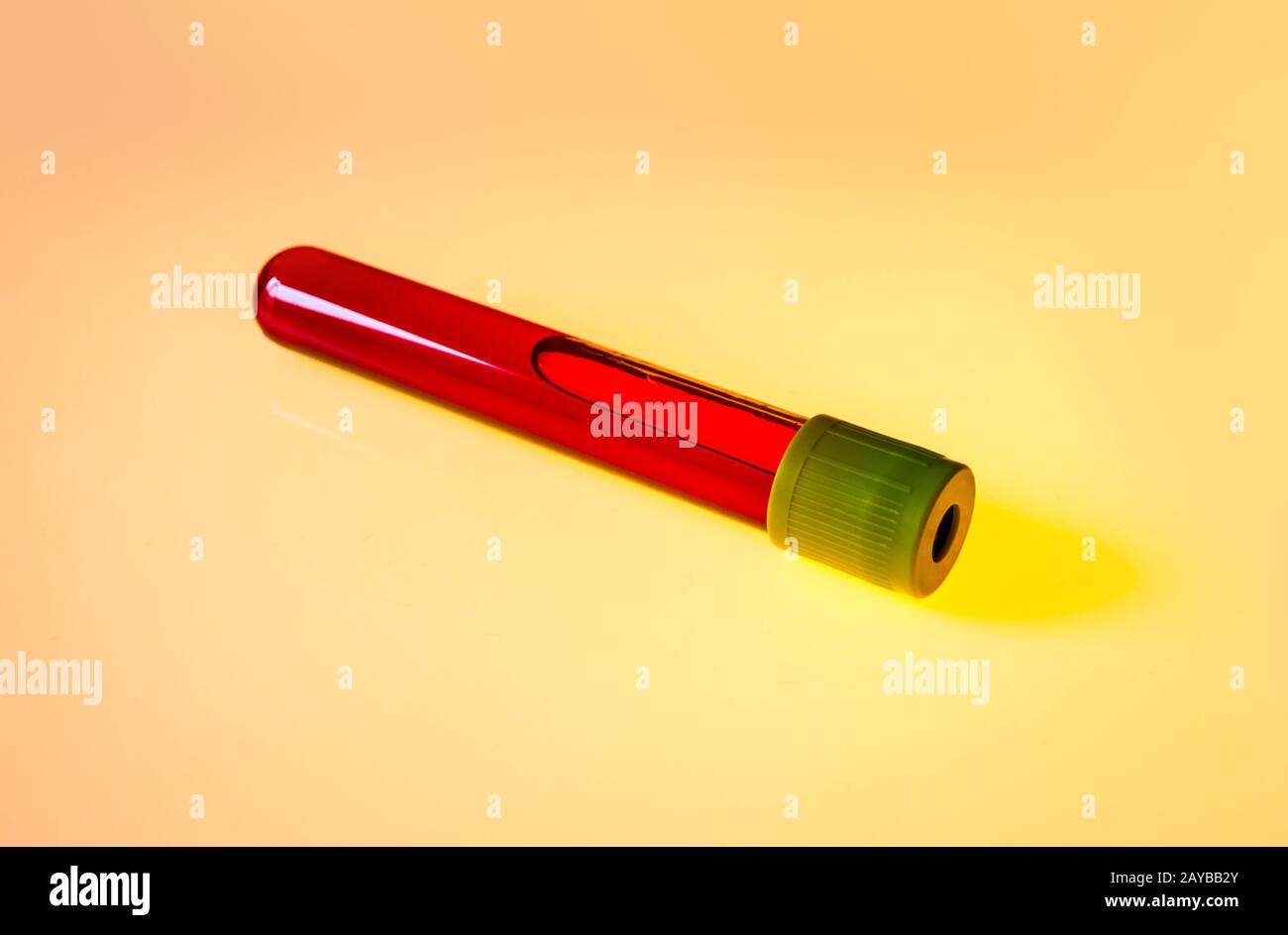 Blood test tube Stock Photo - Alamy