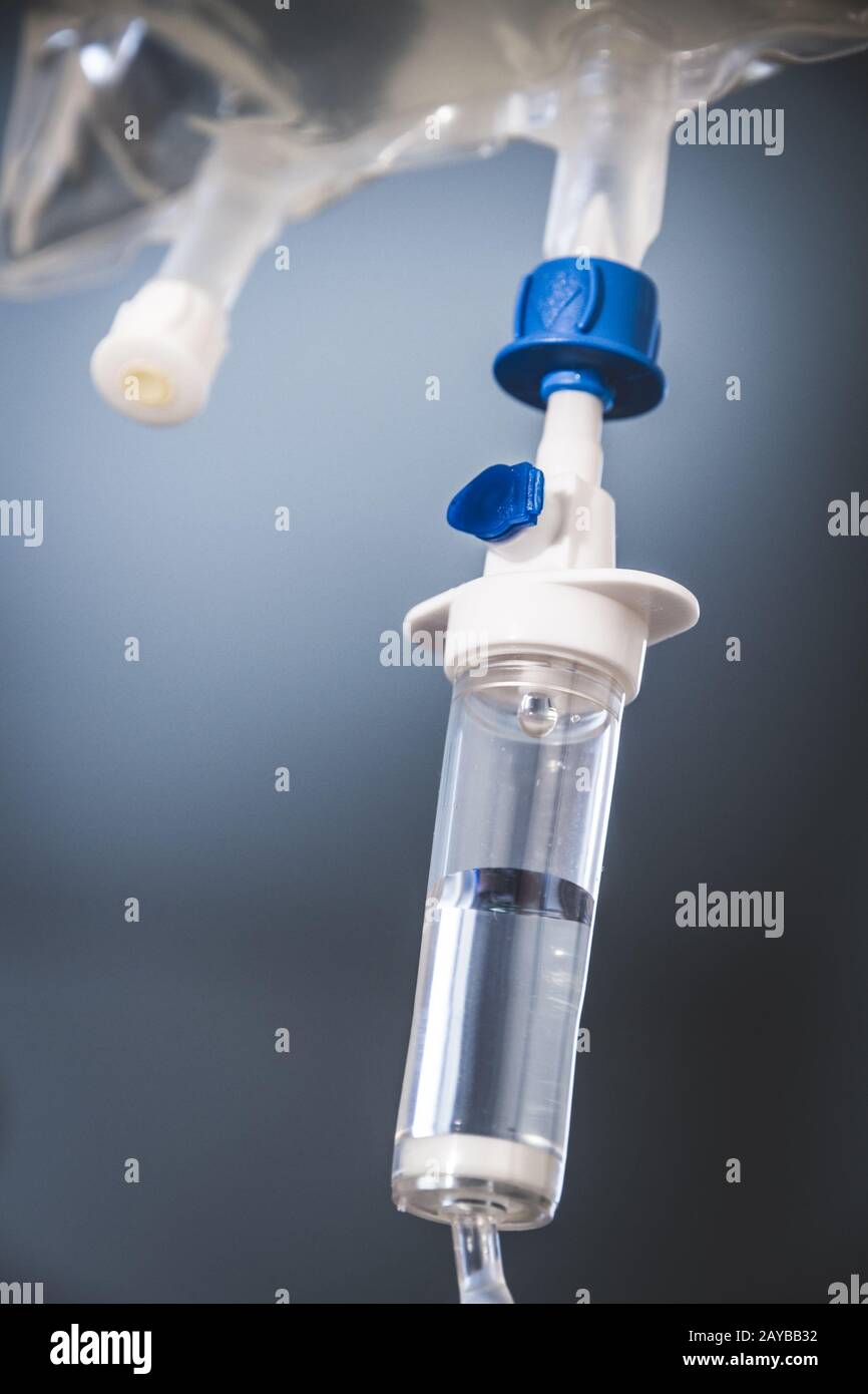 Intravenous drip equipment in hospital Stock Photo - Alamy