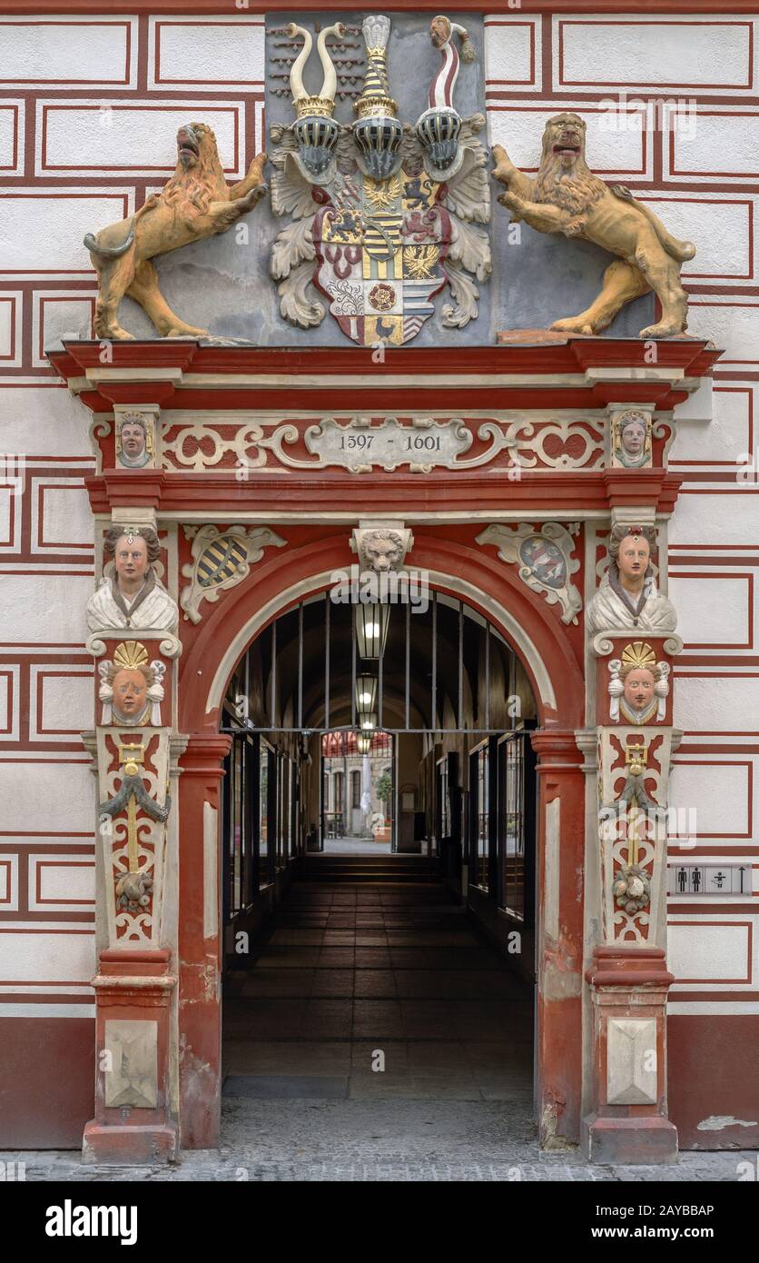 Altstadtfassaden der stadt coburg hi-res stock photography and images ...