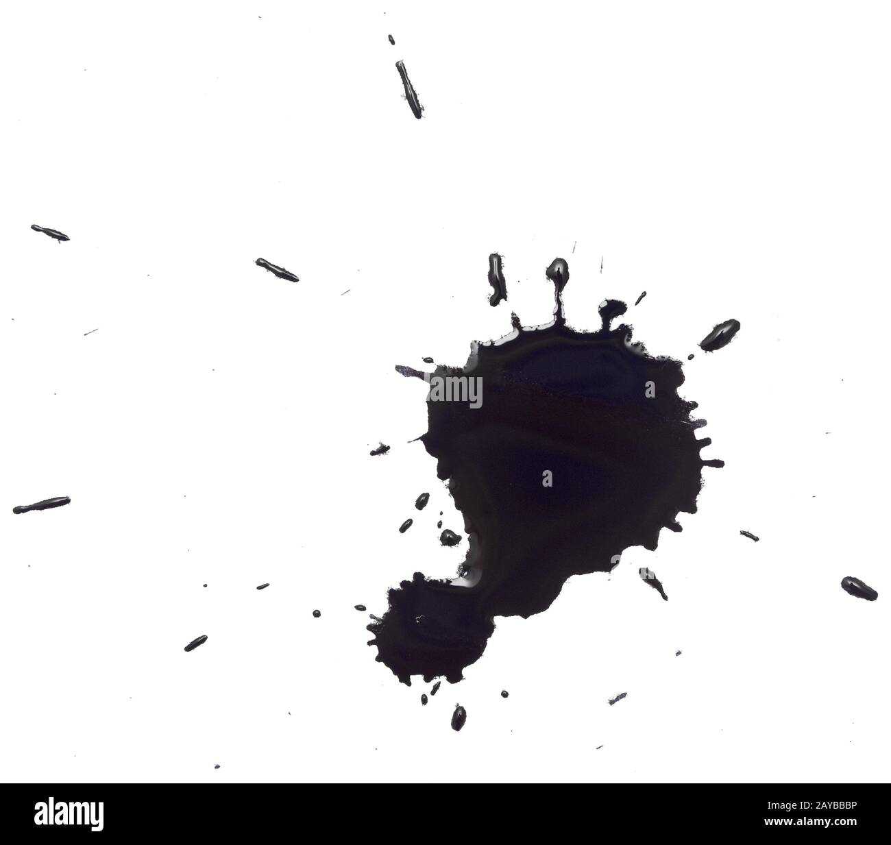Ink blot silhouette Cut Out Stock Images & Pictures - Alamy