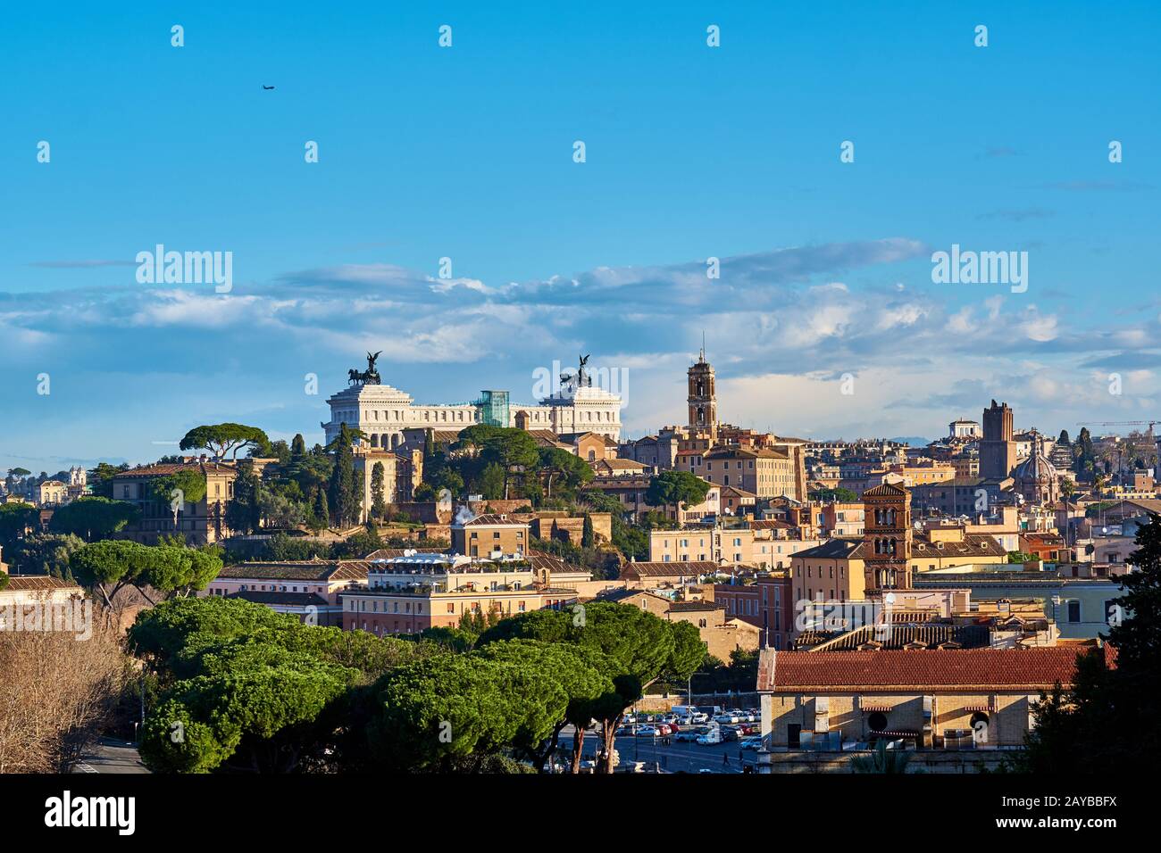Rome skyline in Italy Stock Photo - Alamy