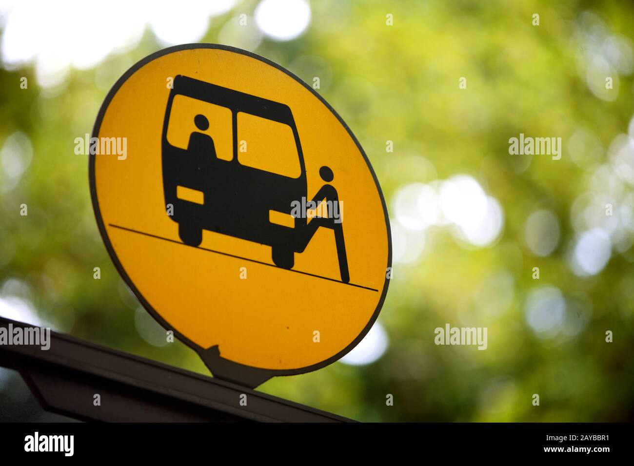 Bus stop sign australia hi-res stock photography and images - Alamy