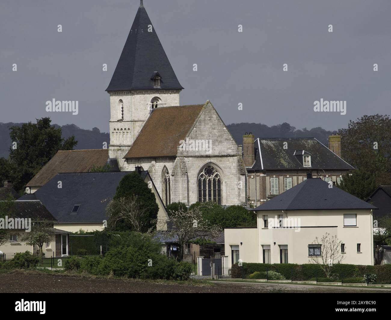 church in france Stock Photo - Alamy