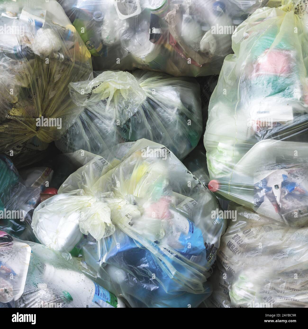 Pile of trash bags Stock Photo - Alamy