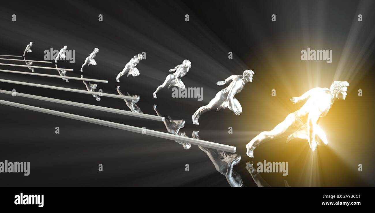 Competition race digital hi-res stock photography and images - Alamy