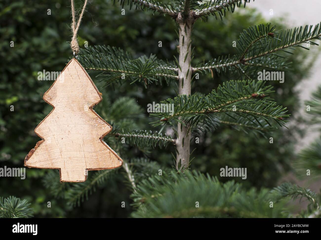 Christmas fir tree cut out Stock Photo - Alamy
