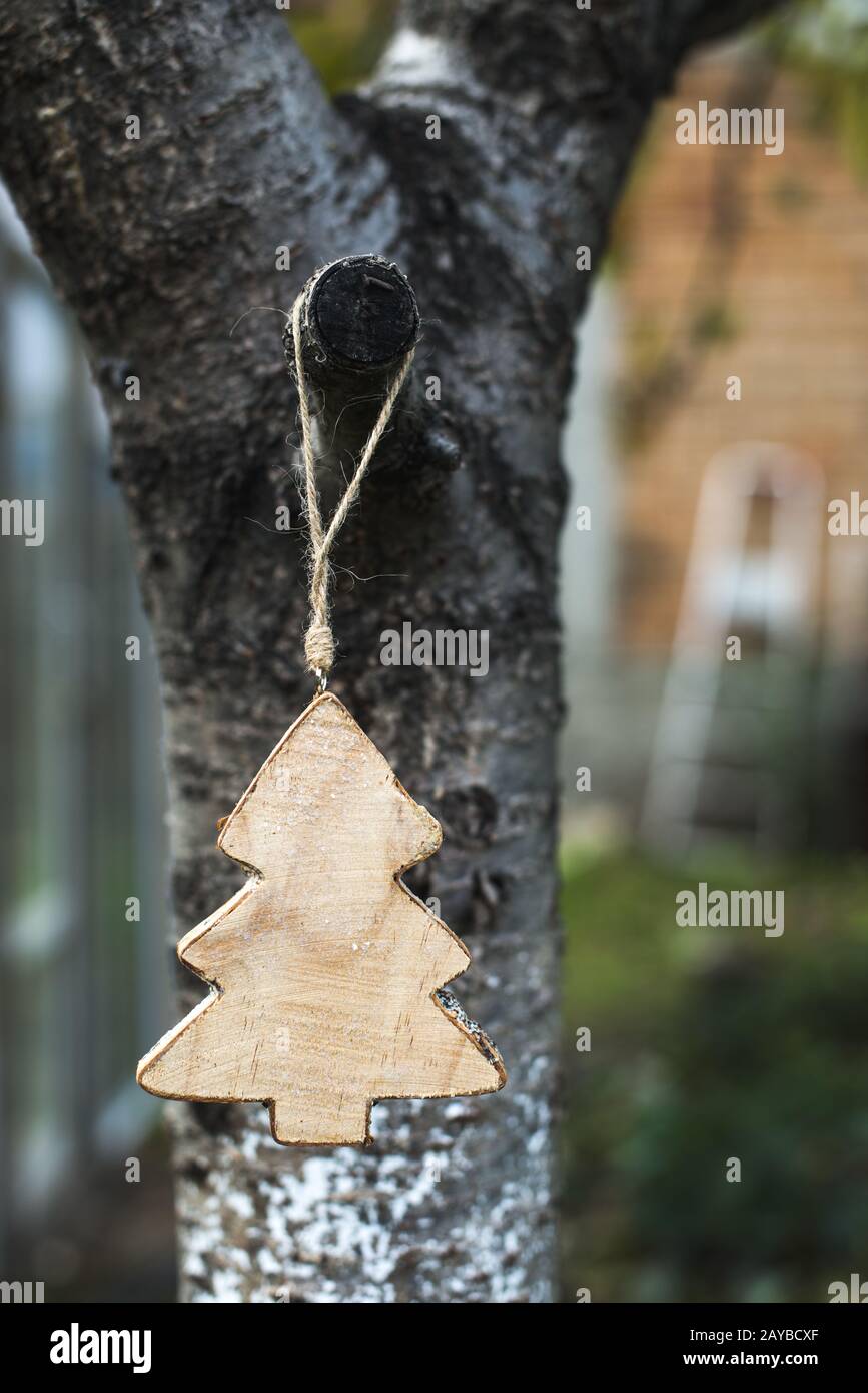 Christmas fir tree cut out Stock Photo - Alamy