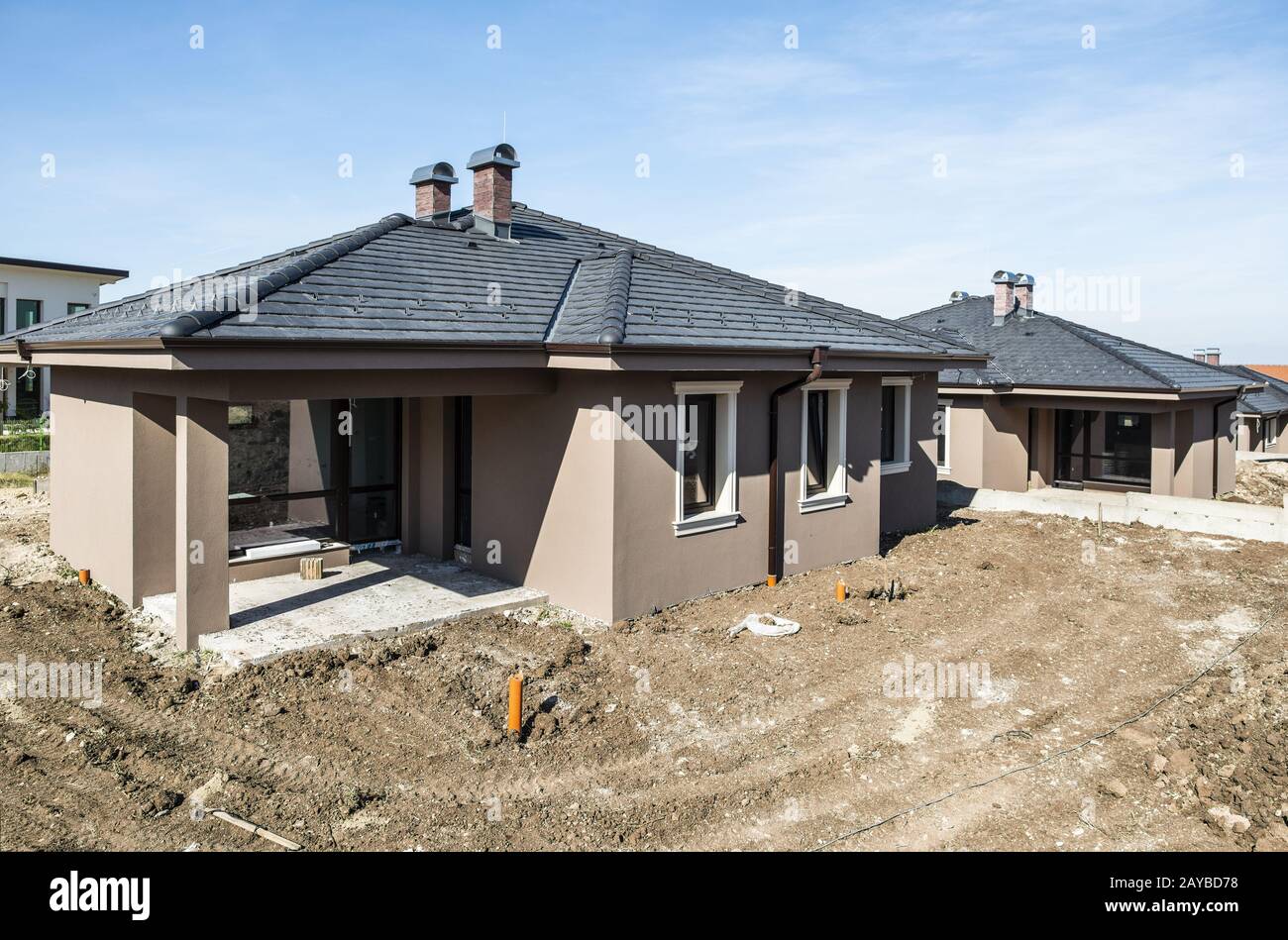 New build houses Stock Photo - Alamy
