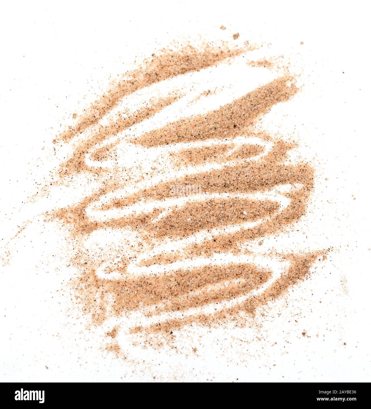 Sand on white Stock Photo - Alamy