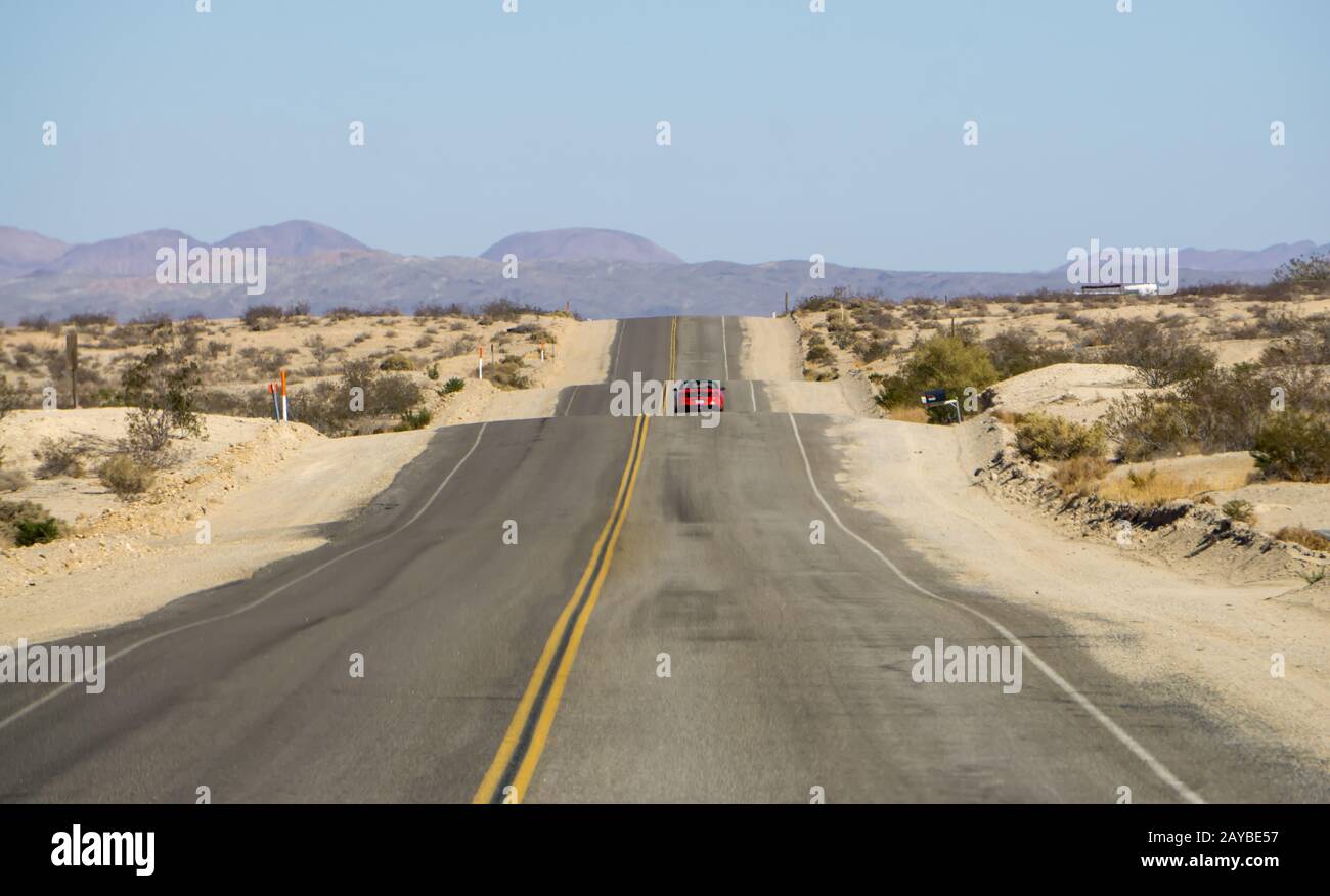 scenes on old route 66 in california Stock Photo - Alamy