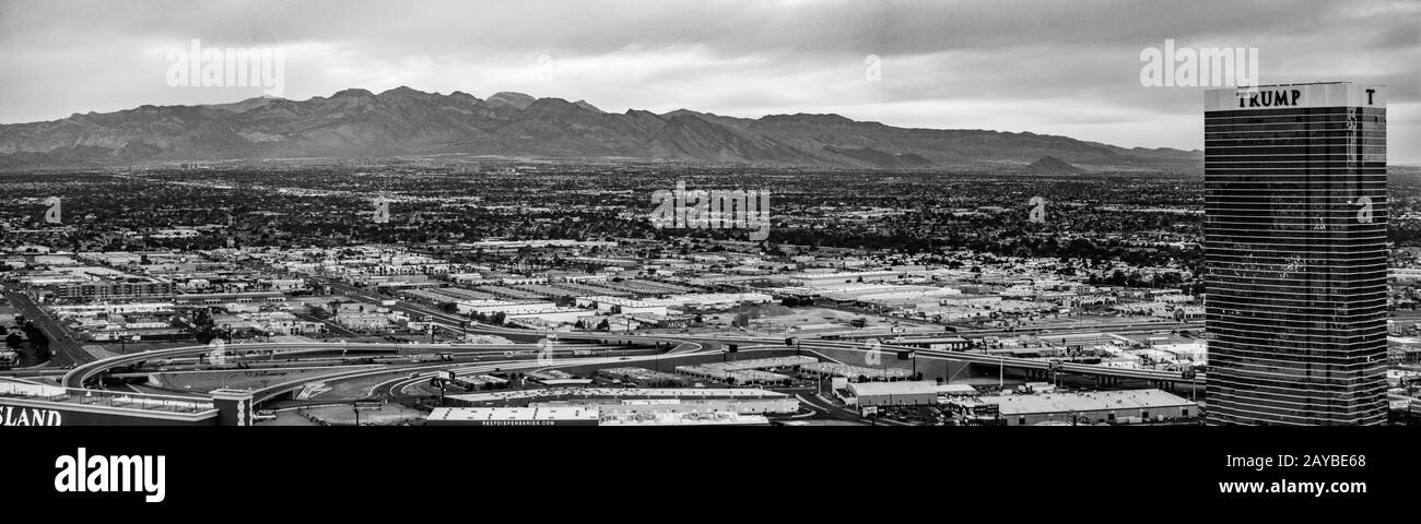 Strip las vegas usa Black and White Stock Photos & Images - Alamy