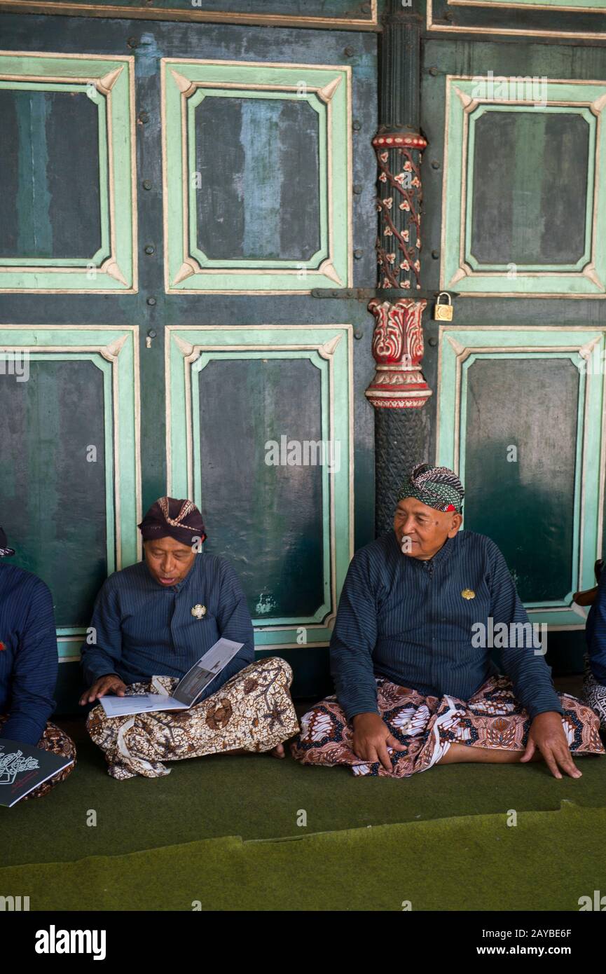 Servants to the Sultan at the Kraton of Yogyakarta (Keraton ...
