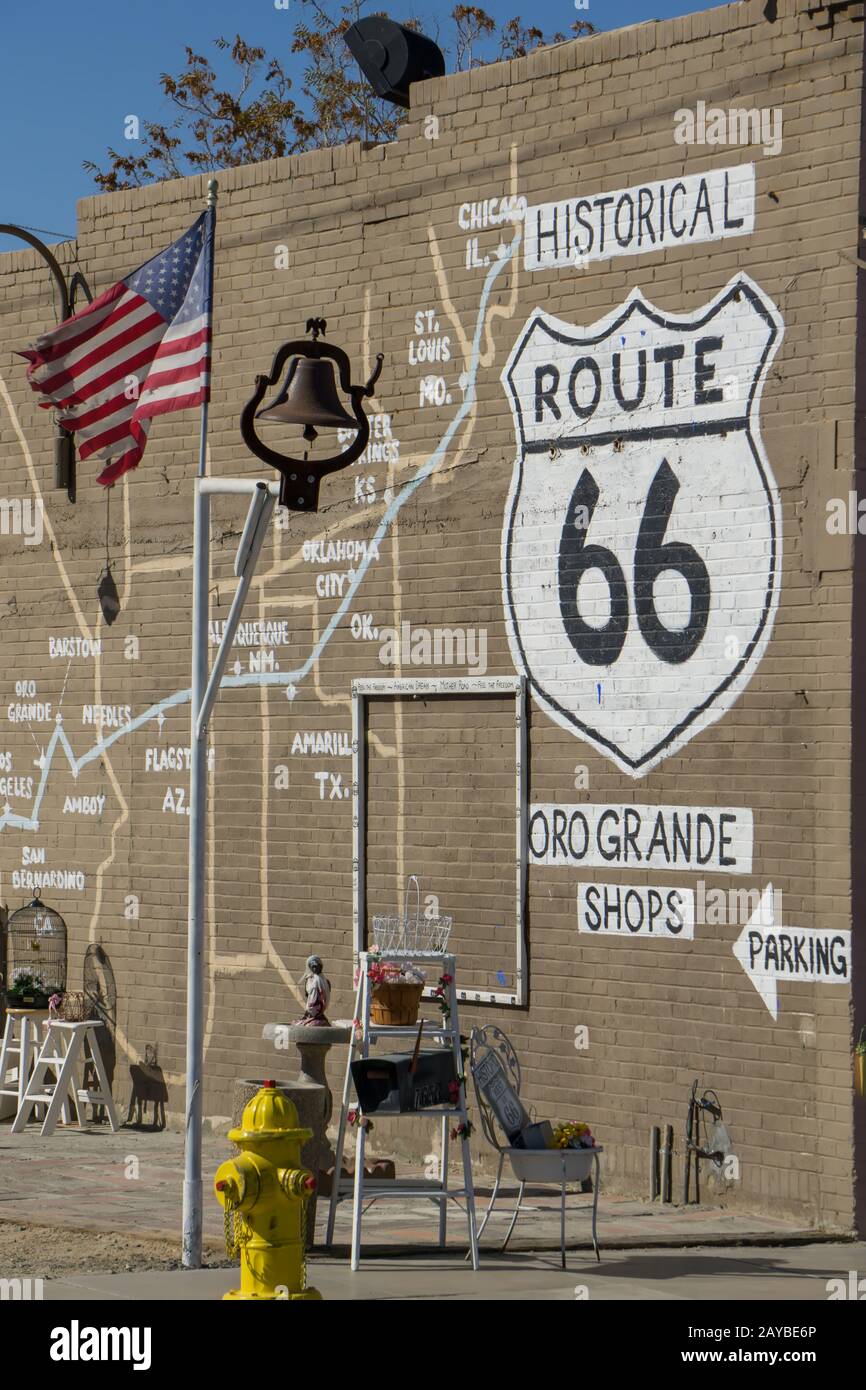 Old route 66 california hi-res stock photography and images - Alamy