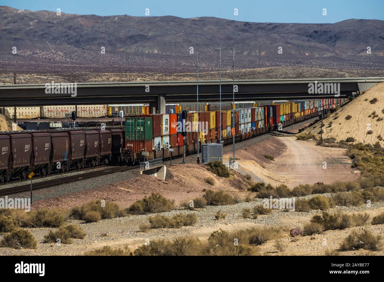 scenes on old route 66 in california Stock Photo - Alamy