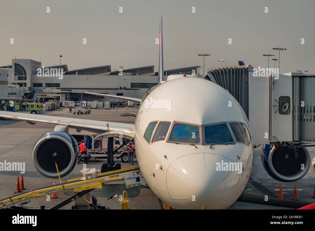los angeles LAX airport and surroundings Stock Photo - Alamy