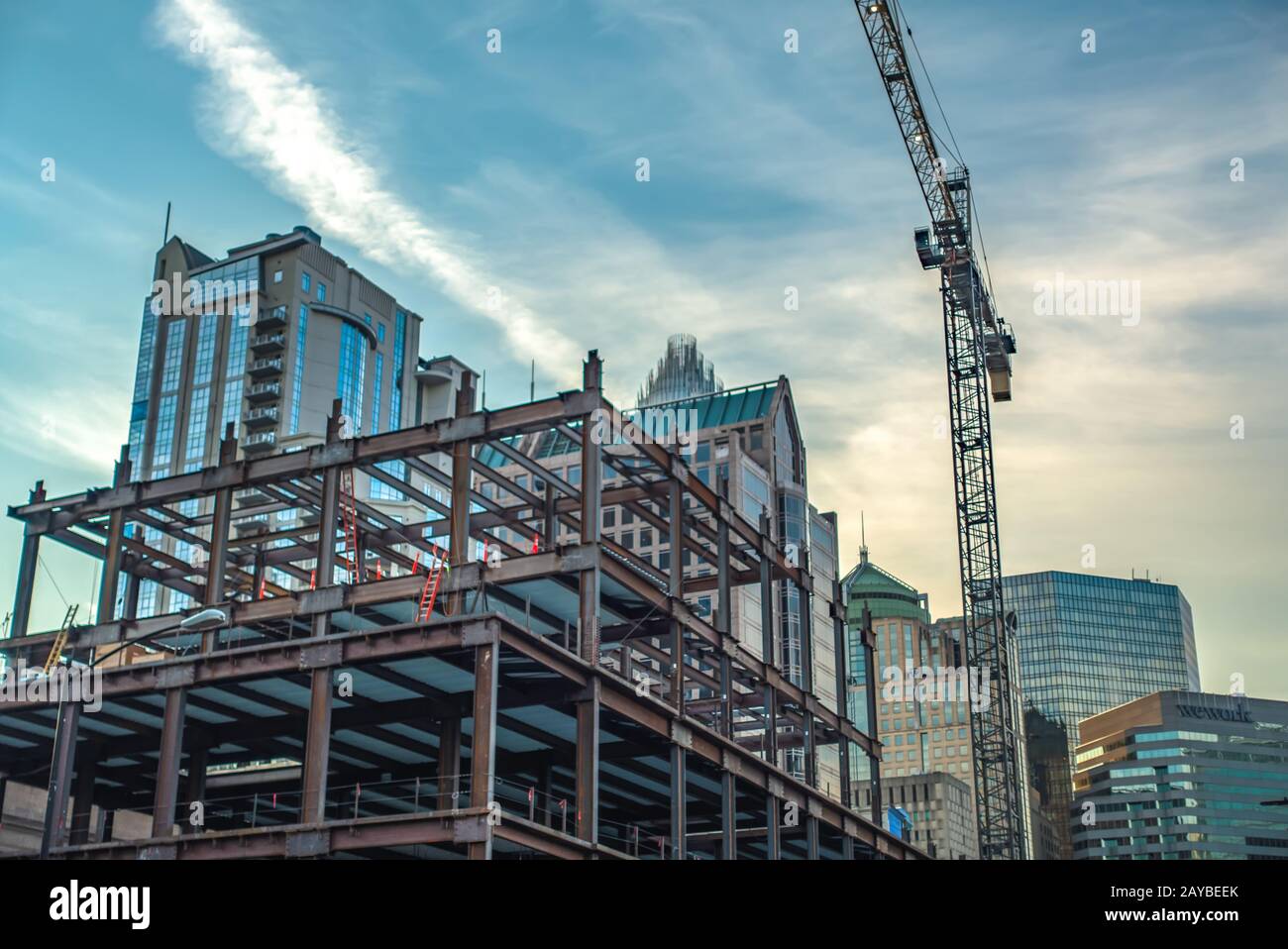 Modern city under construction hi-res stock photography and images - Alamy