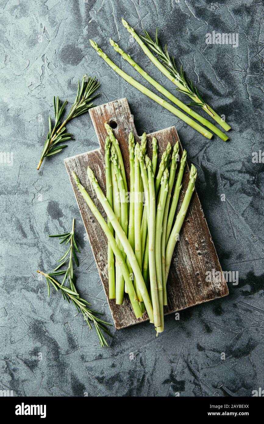 Fresh green asparagus Stock Photo - Alamy
