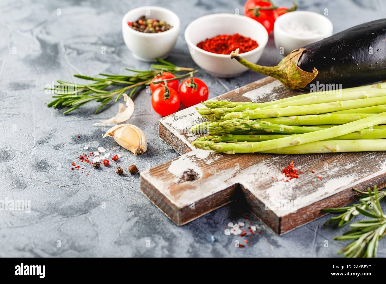 Colorful various of organic farm vegetables Stock Photo - Alamy