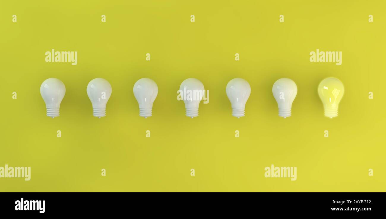 Outstanding idea light bulb hi-res stock photography and images - Alamy