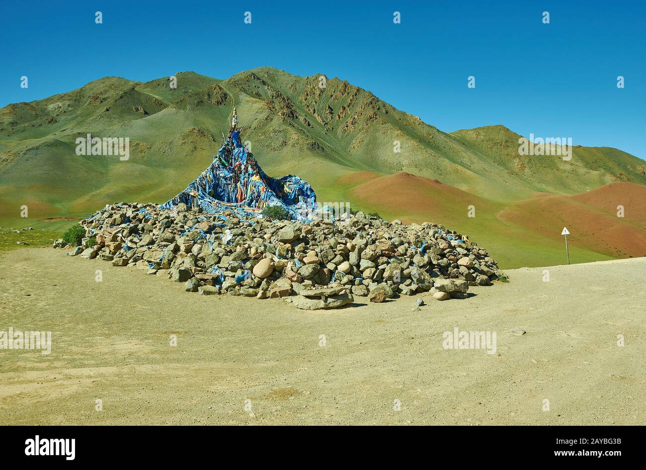 Obo Pass Ulaan davaa Stock Photo - Alamy