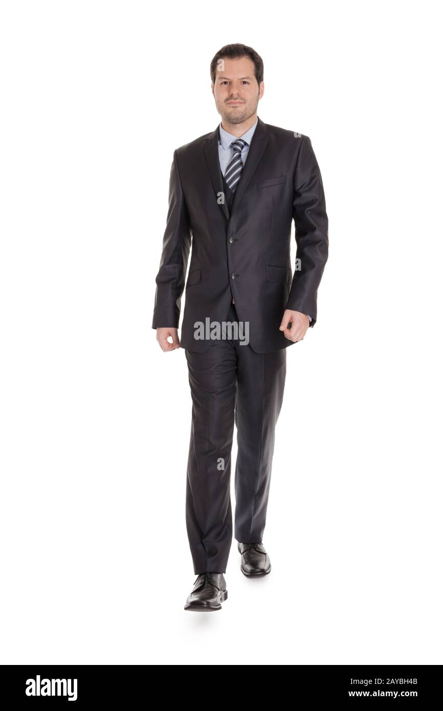 Smart Man In Suit Full Body