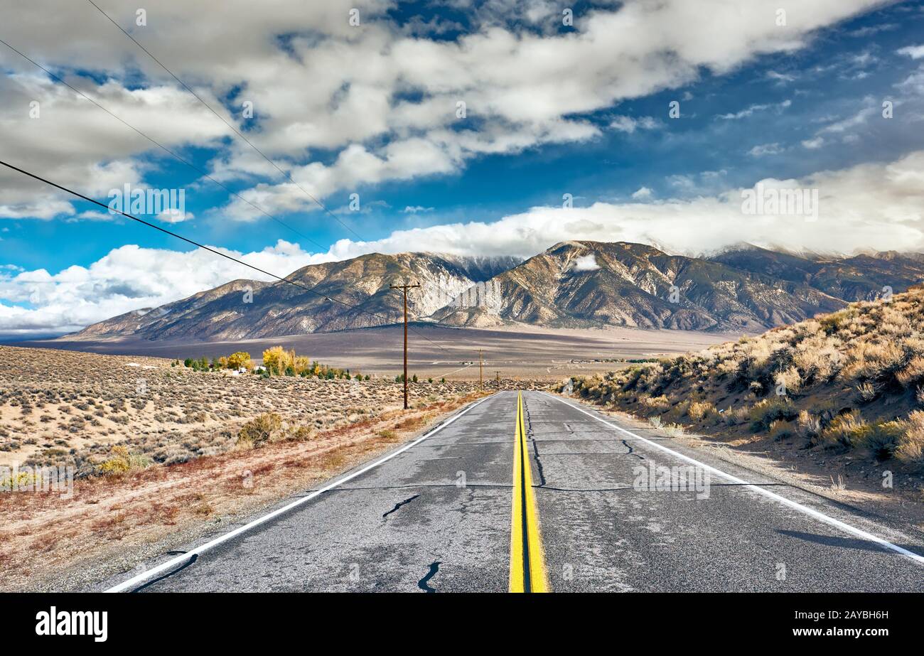 Open highway in California Stock Photo - Alamy