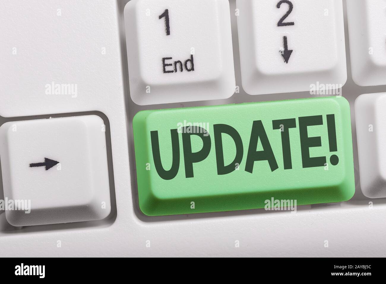 Text sign showing UPDATE. Conceptual photo make something more modern ...