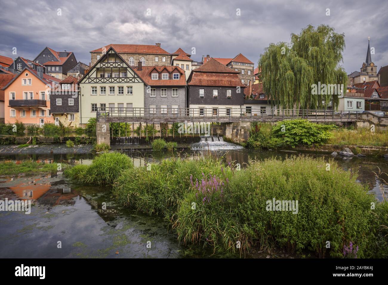 Altstadtfassaden der stadt kronach hi-res stock photography and images ...