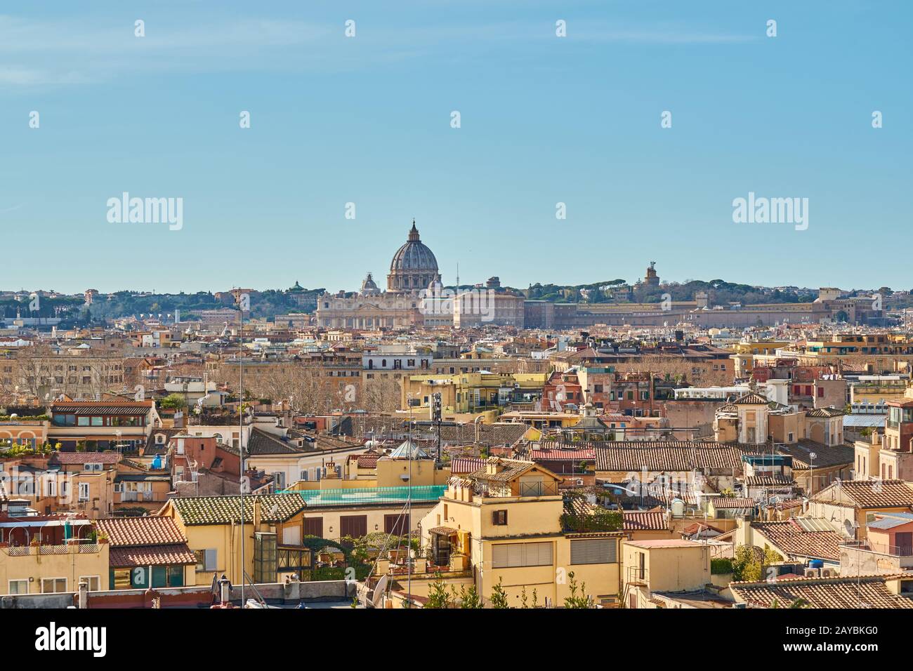 Rome skyline in Italy Stock Photo - Alamy