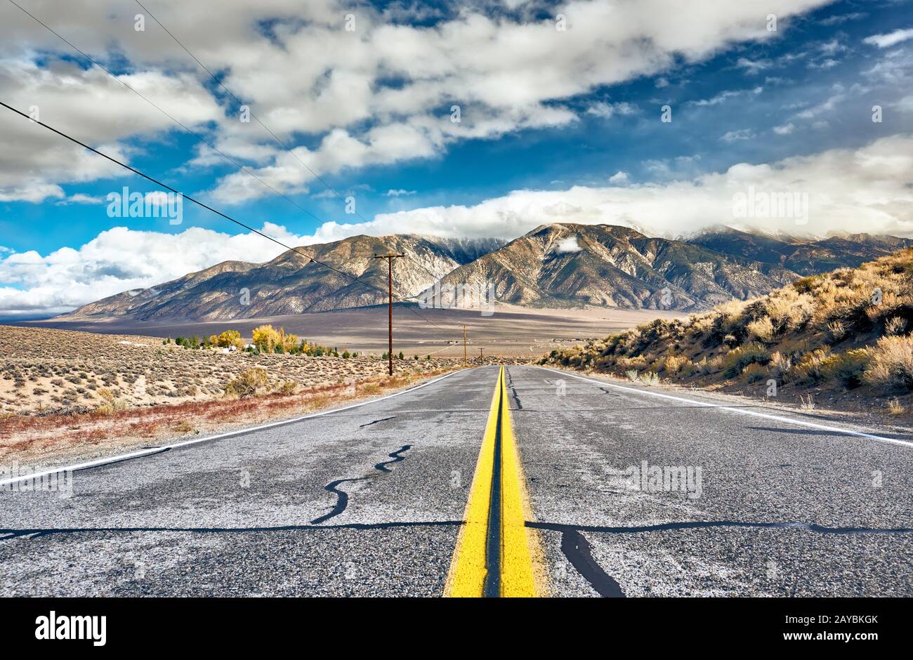 Open highway in California Stock Photo - Alamy