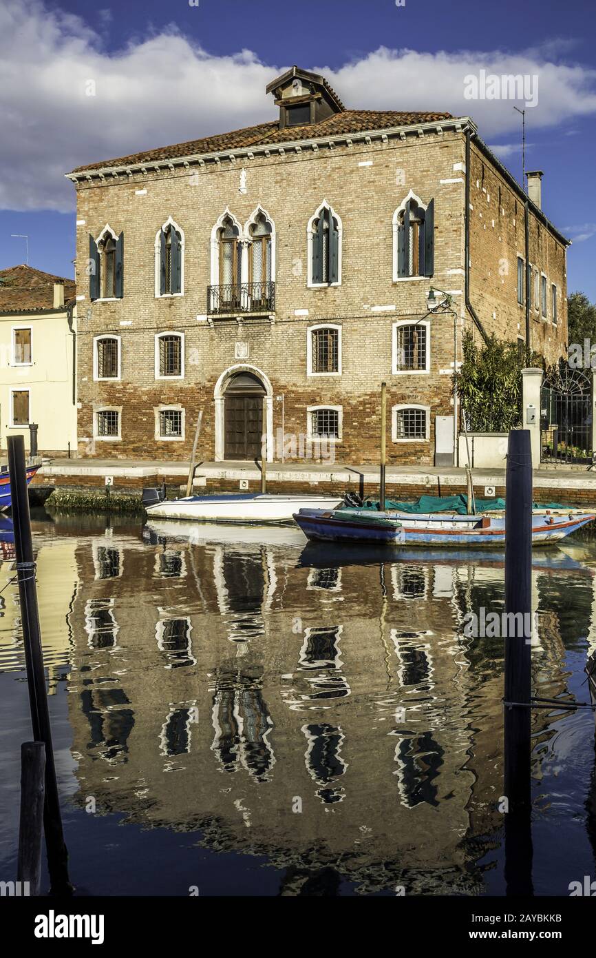 Murano island in the Venetian lagoon Stock Photo - Alamy