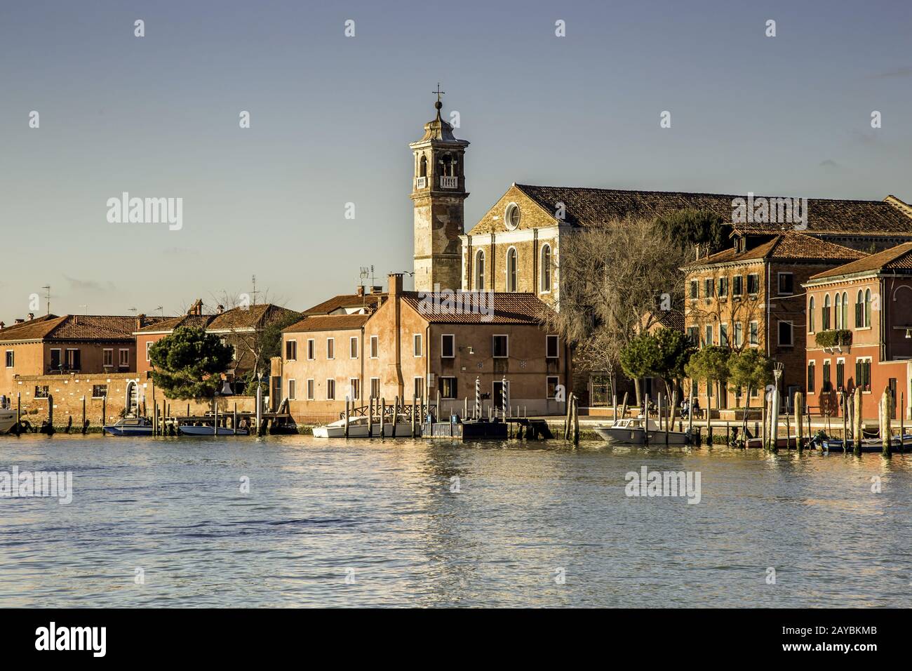 Panoramic view Murano island in the Venetian lagoon Stock Photo - Alamy