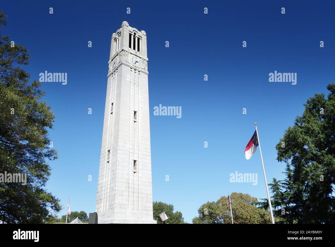 North carolina state university tower hi-res stock photography and ...