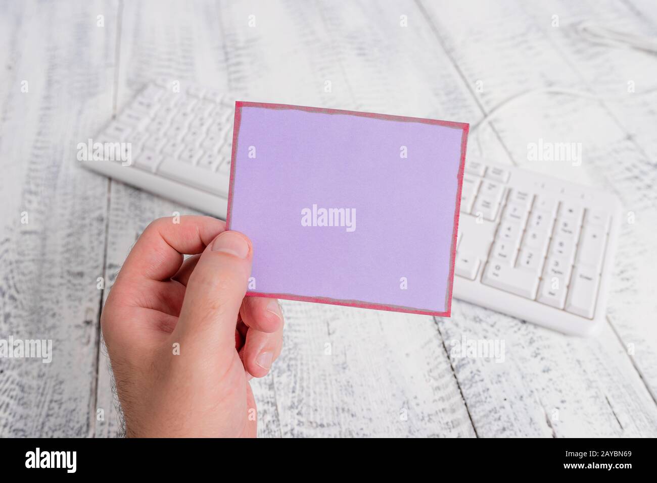 Man holding empty frame hi-res stock photography and images - Alamy