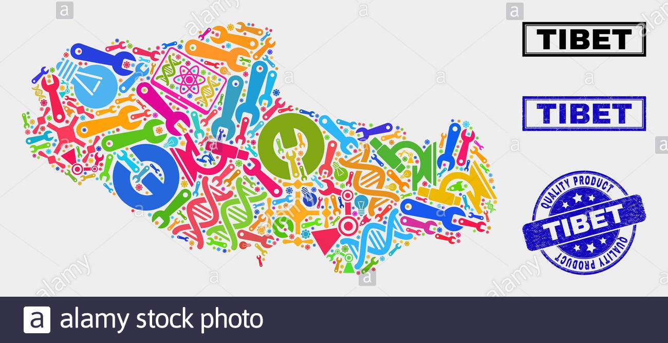 Map Of Tibet High Resolution Stock Photography and Images - Alamy