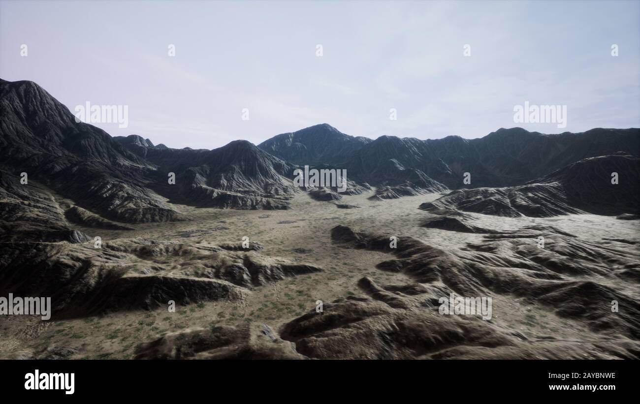 Mountain Landscape in High Altitude Stock Photo - Alamy