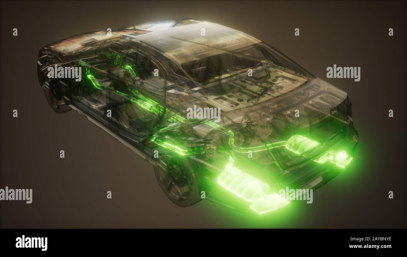 Exhaust System Visible in Car Stock Photo - Alamy