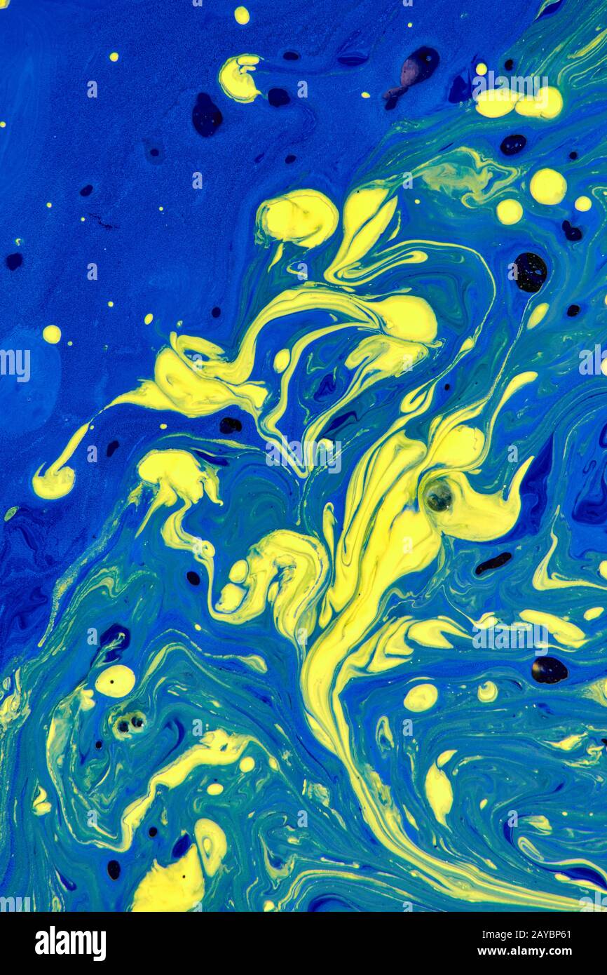 Multicolored abstract paiting background with marble texture Stock ...