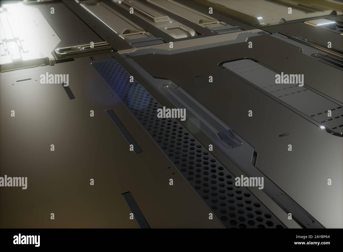 Sci Fi Metal Background Stock Photo - Alamy