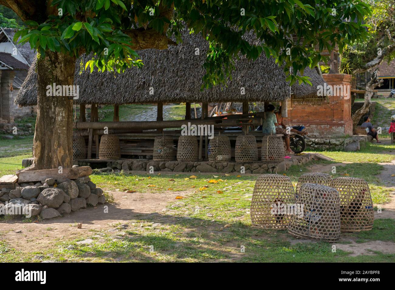 The Tenganan Village in East Bali, Indonesia, retains much of its ...
