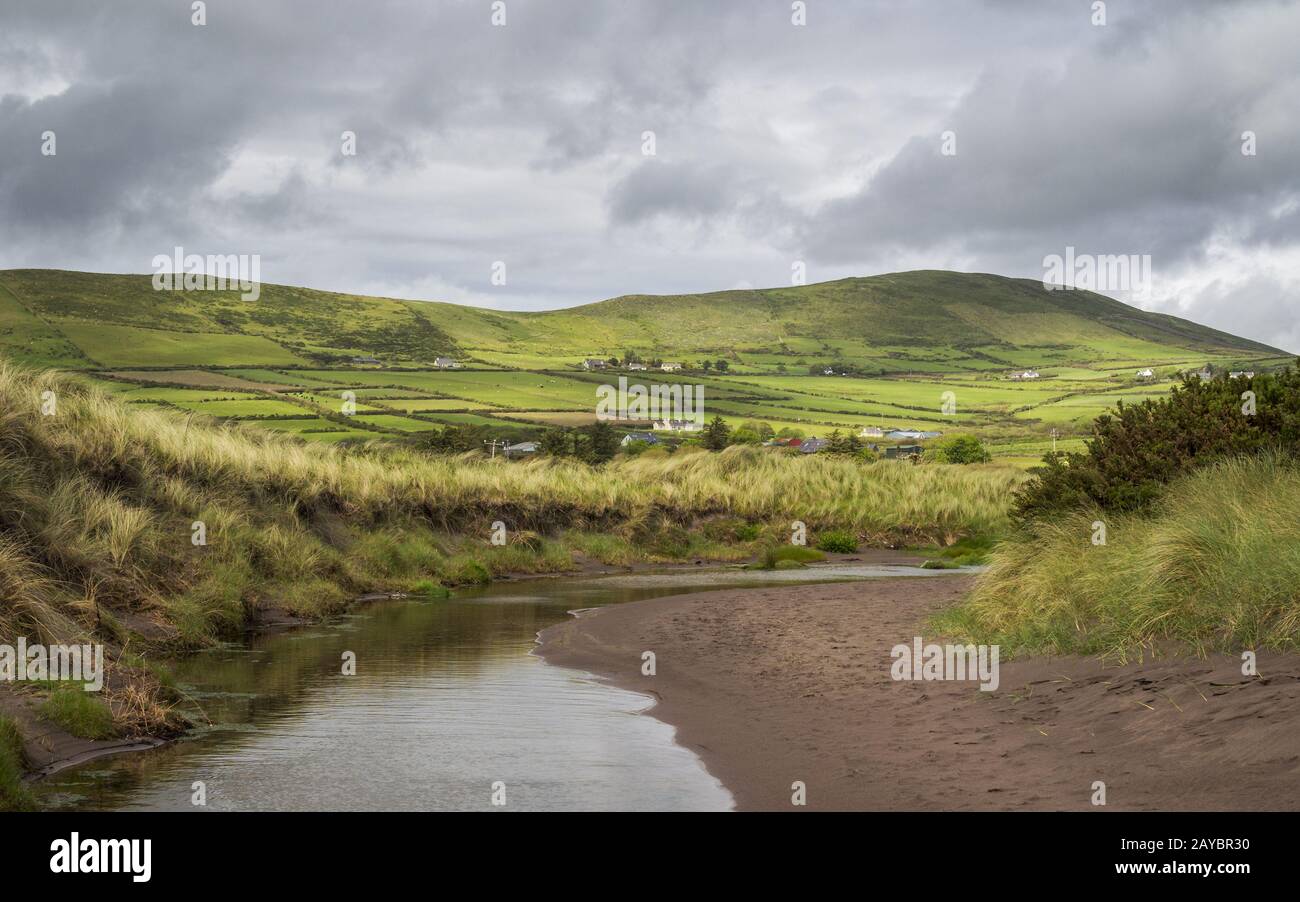 Irish landscape near ventry beach Dingle Peninsula Stock Photo - Alamy
