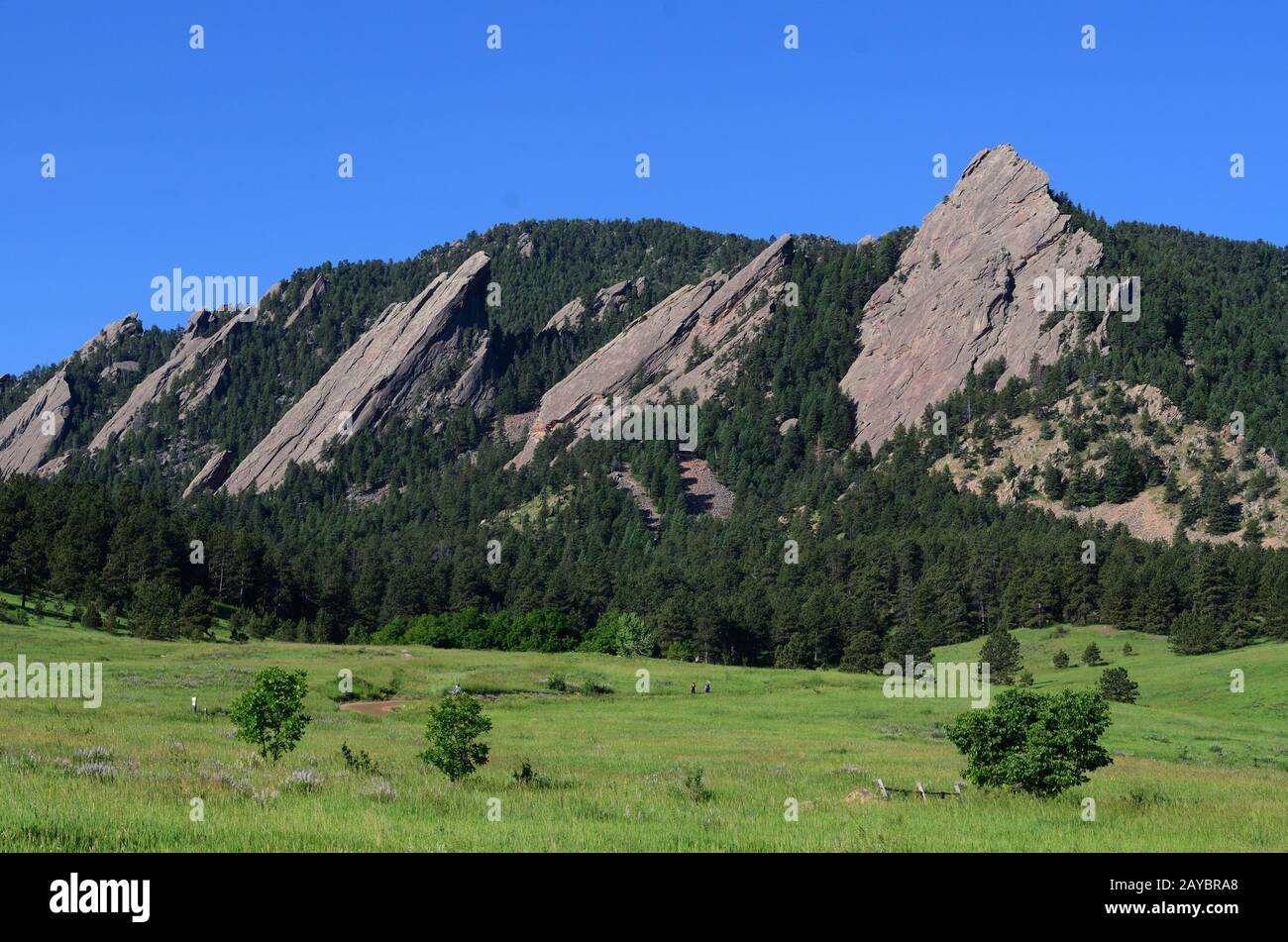 The Flatirons, Green Mountain, on a summer day Stock Photo - Alamy